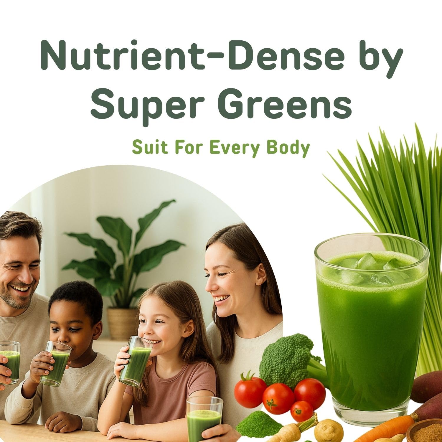 nutrient-rich super greens for vitality