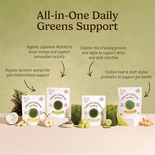 Nutrient-rich super greens powder