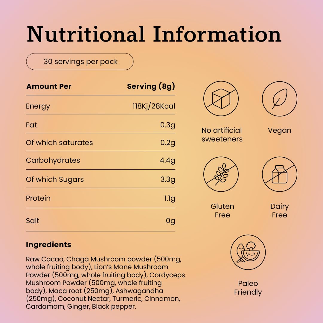 Nutrient-rich superfood coffee mix