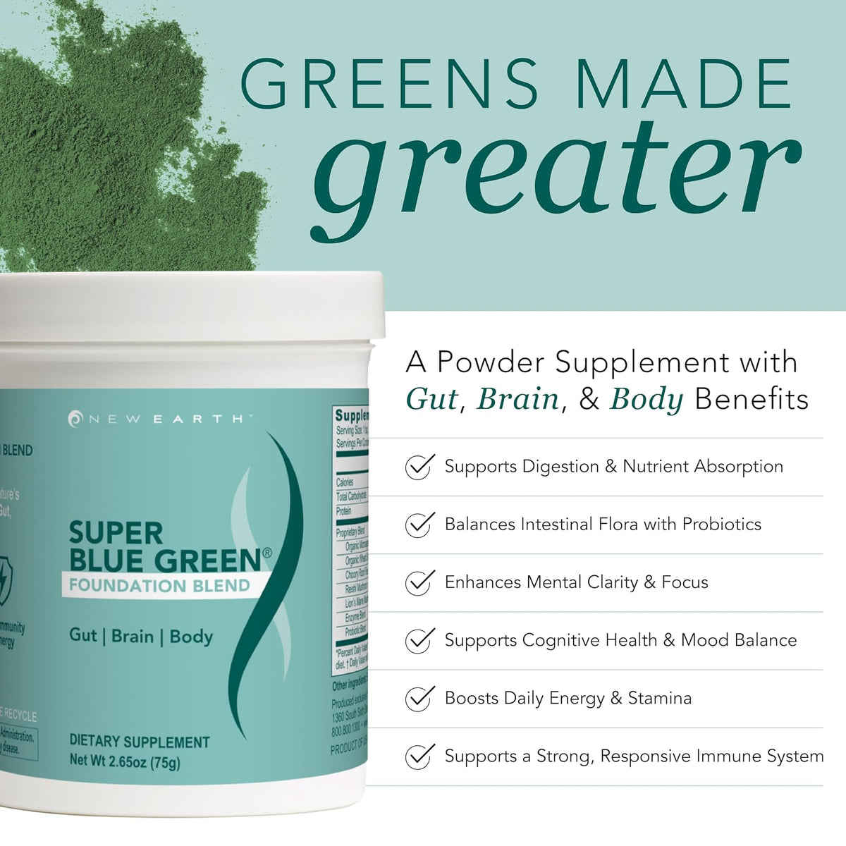nutrient-rich superfood greens blend
