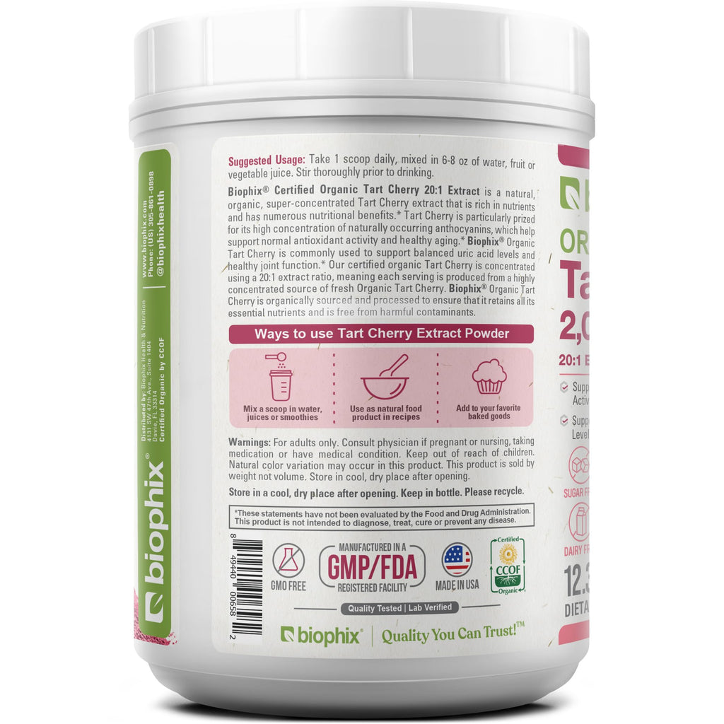 nutrient-rich tart cherry superfood powder