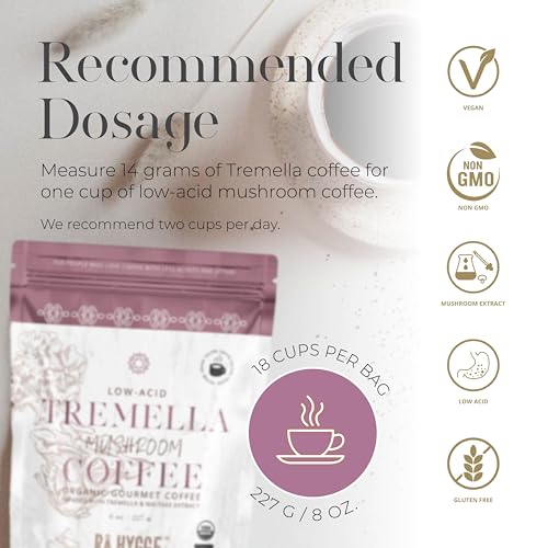 Nutrient-rich tremella mushroom coffee