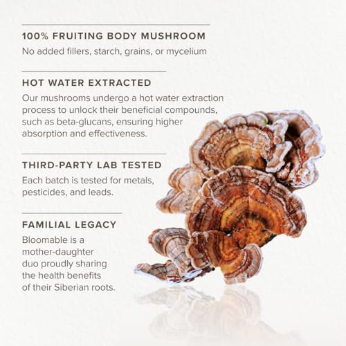 Nutrient-rich Turkey Tail mushroom powder