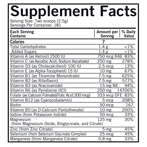 nutrient-rich vitamin and mineral blend