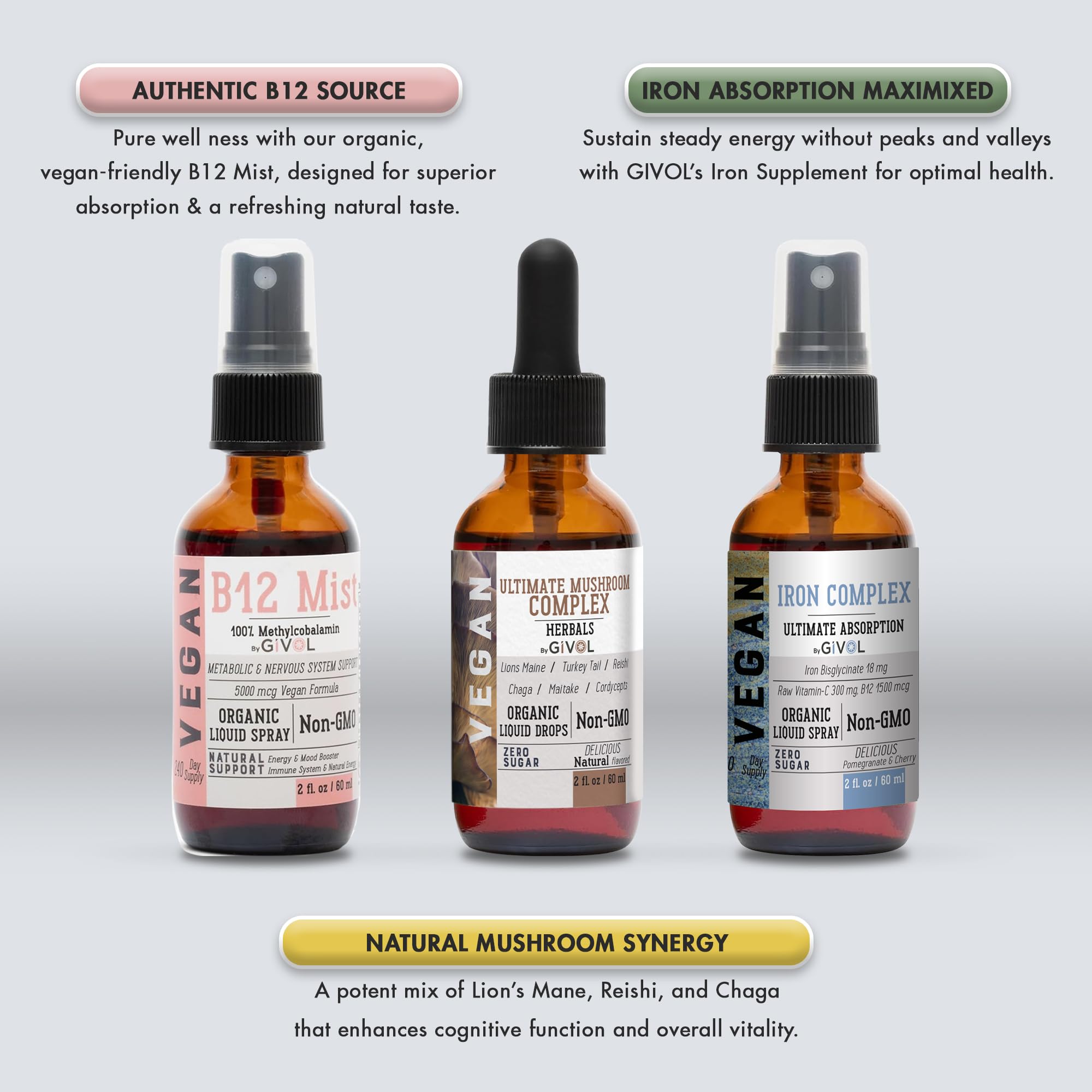 nutrient-rich vitamin and mineral spray