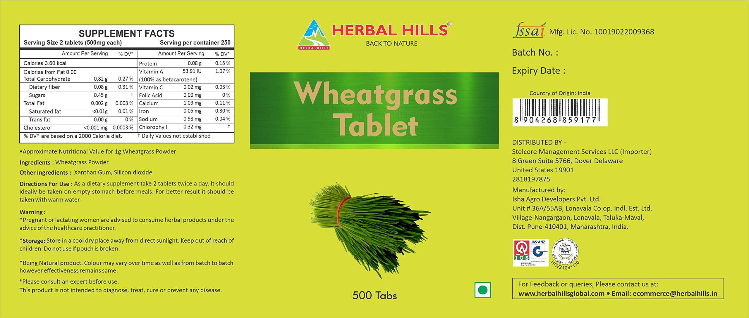 nutrient-rich wheat grass for vitality