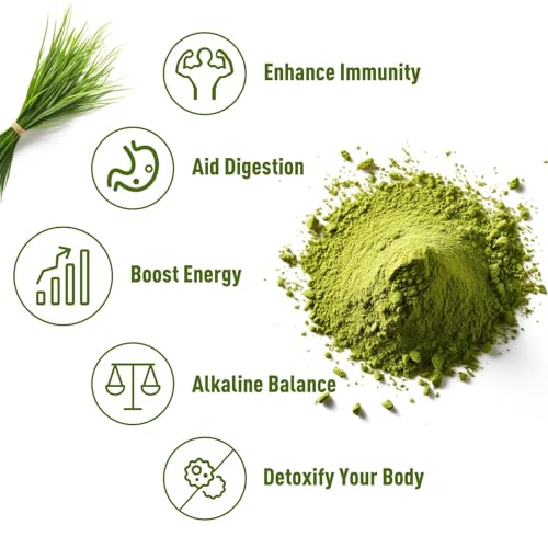 Nutrient-rich wheatgrass for detox