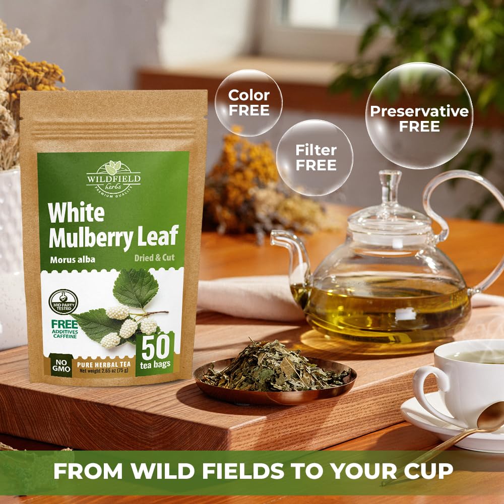 Nutrient-rich white mulberry tea