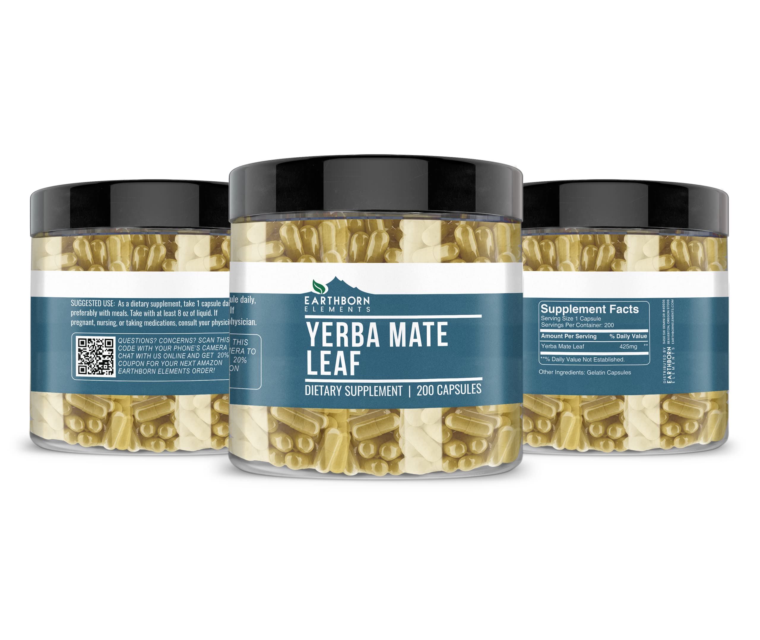 nutrient-rich yerba mate capsules