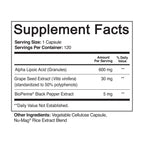 NutriFlair alpha lipoic acid capsules