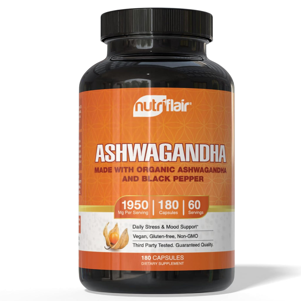NutriFlair ashwagandha root extract capsules