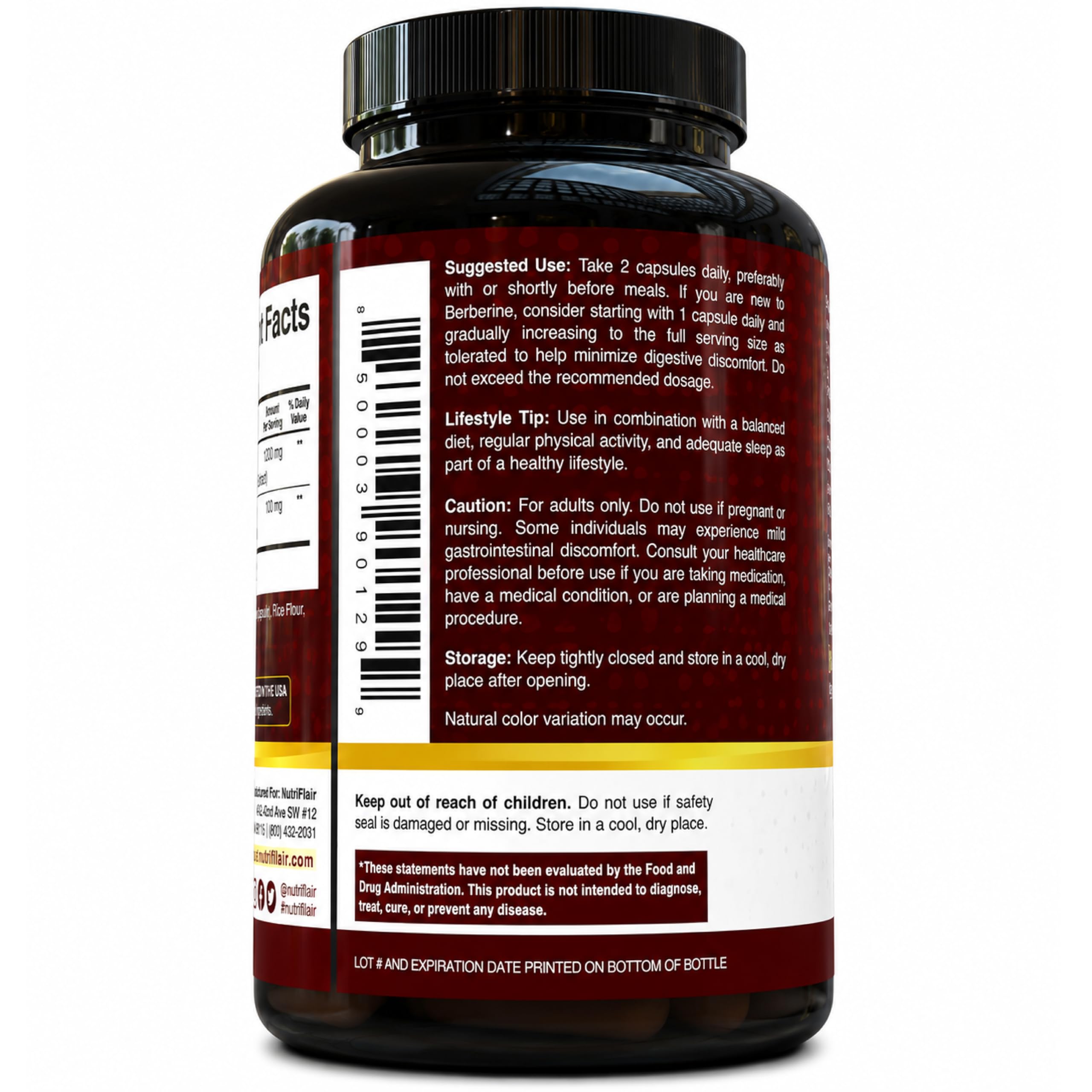 NutriFlair herbal supplements for wellness