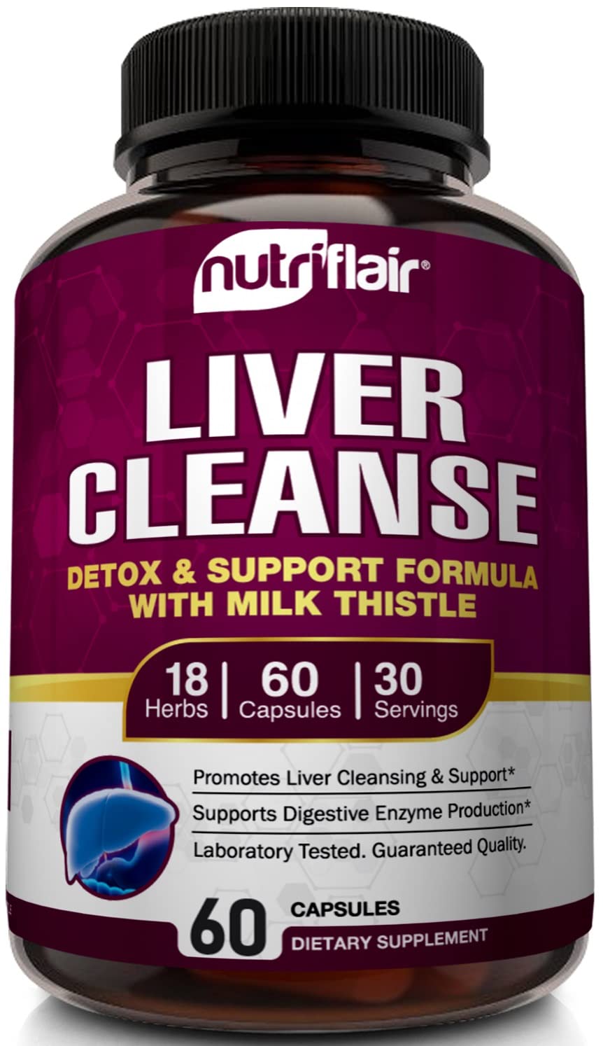 NutriFlair liver cleanse veggie capsules