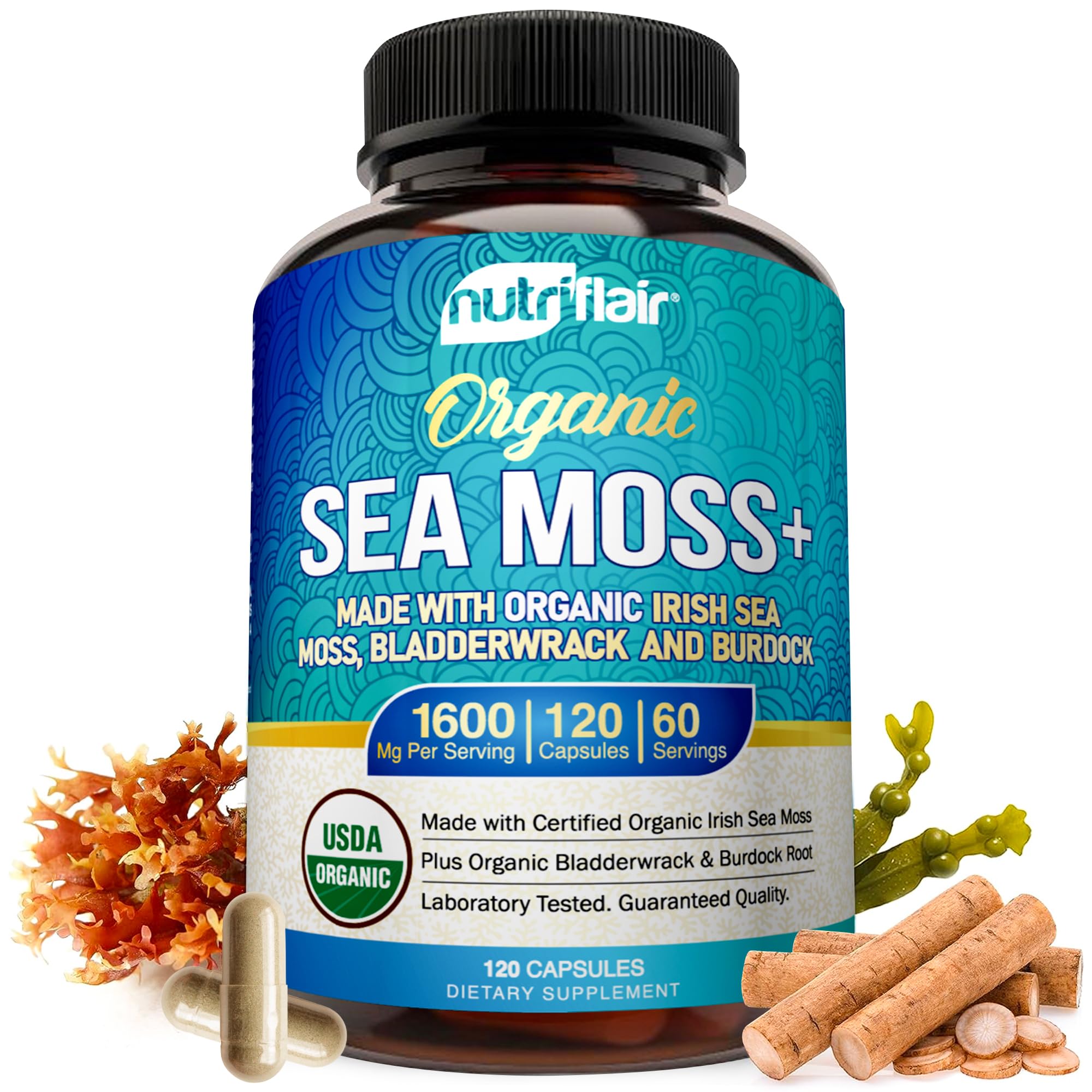 NutriFlair organic sea moss capsules