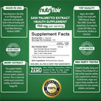 NutriFlair saw palmetto capsules benefits