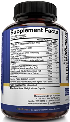 NutriFlair thyroid health supplement