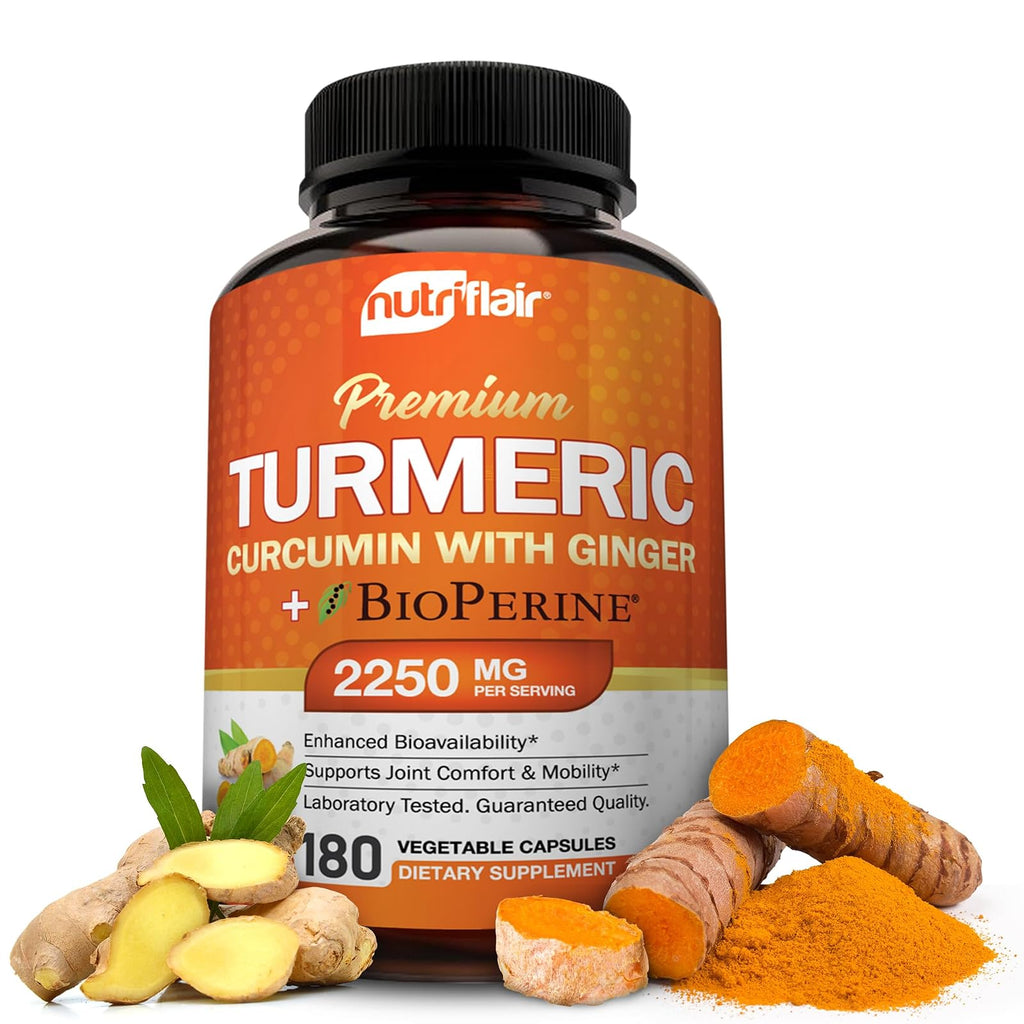 NutriFlair turmeric curcumin capsules