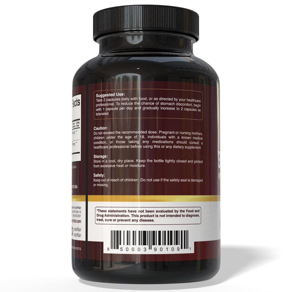 NutriFlair vegan cinnamon health capsules