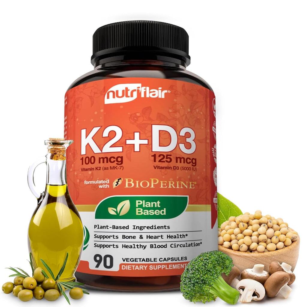 NutriFlair vitamin D3 K2 capsules