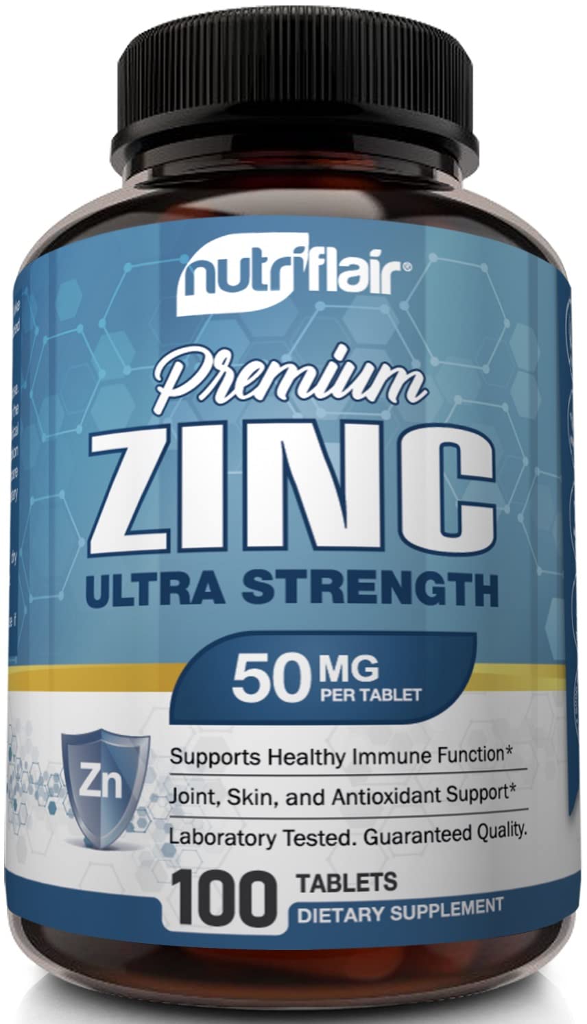 NutriFlair zinc gluconate tablets