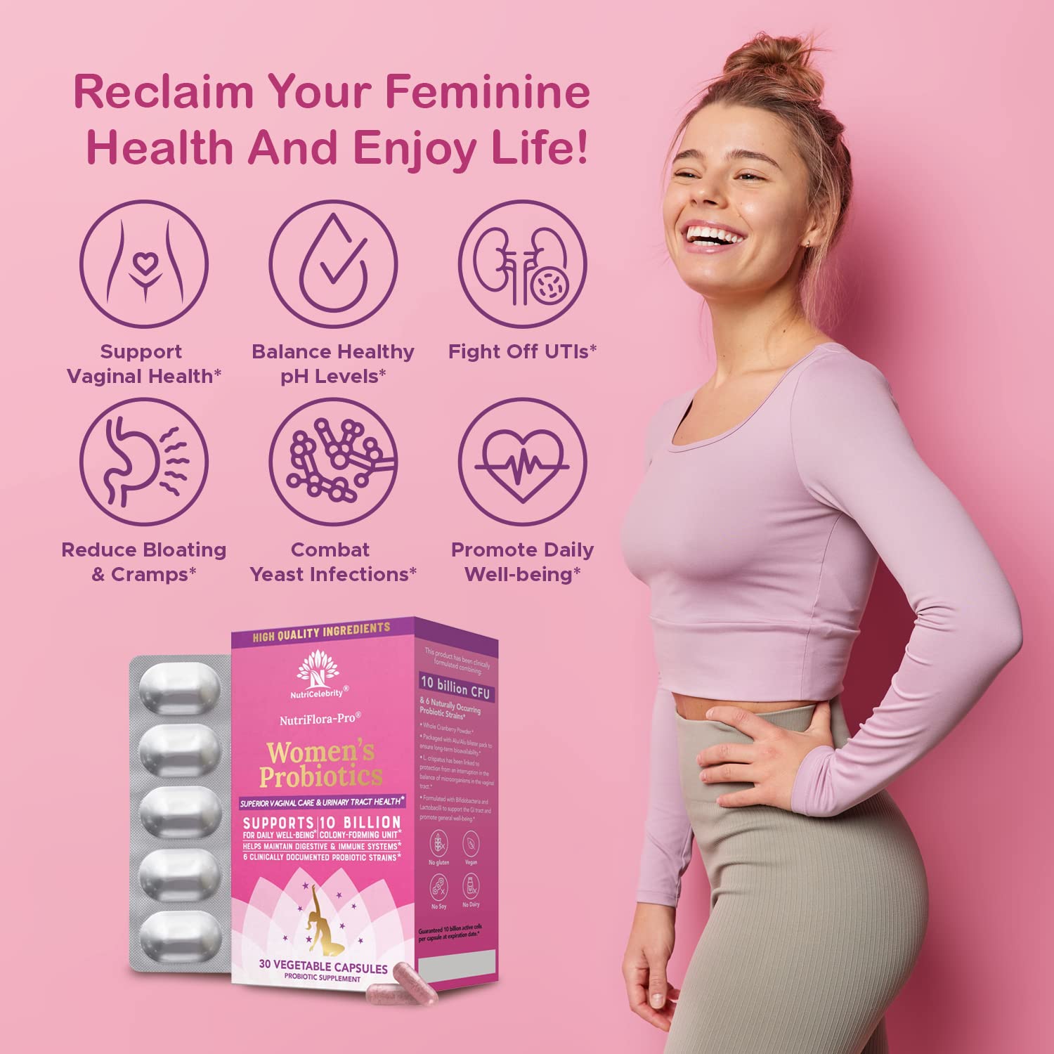 NutriFlora-Pro probiotics for daily wellness