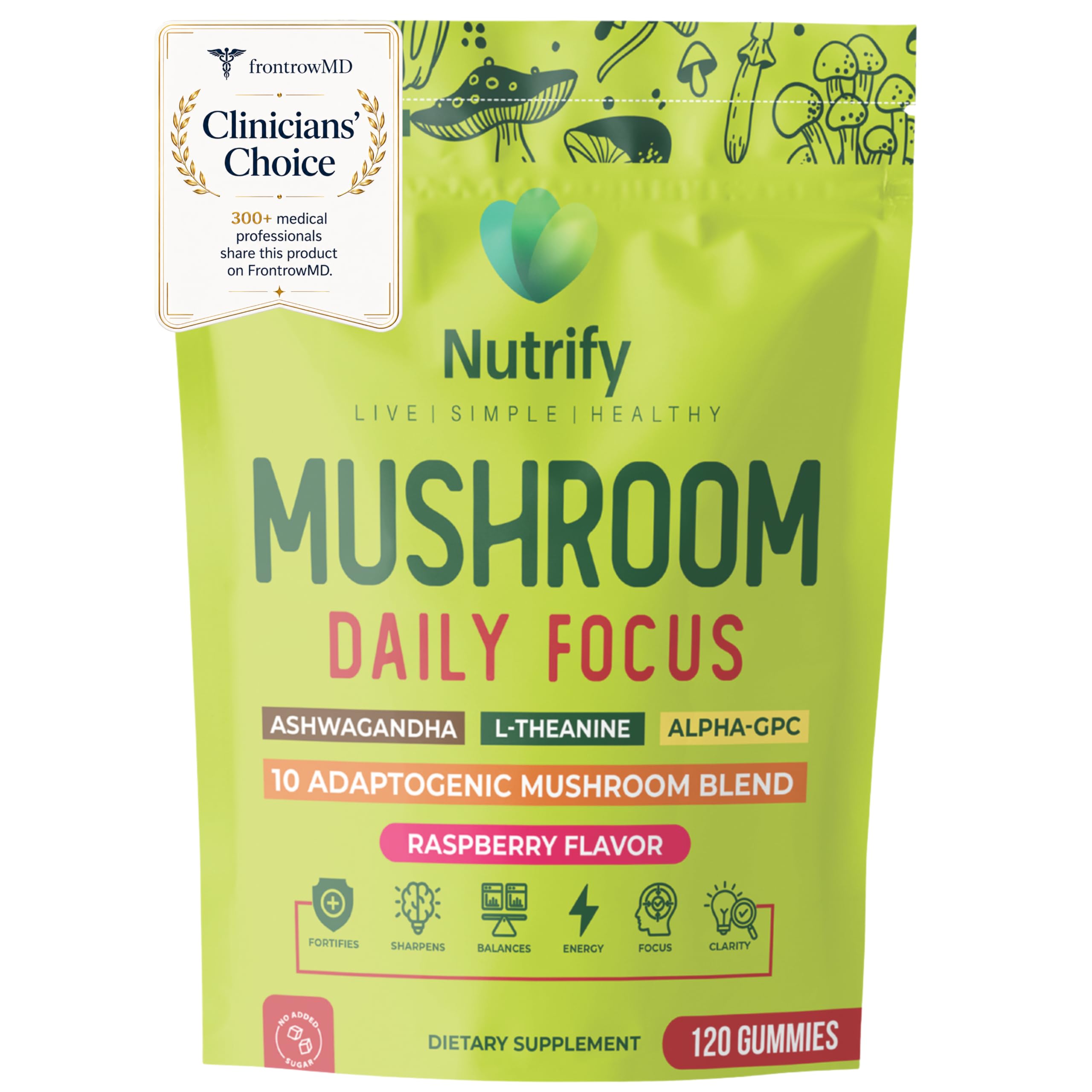 Nutrify mushroom gummies for immunity