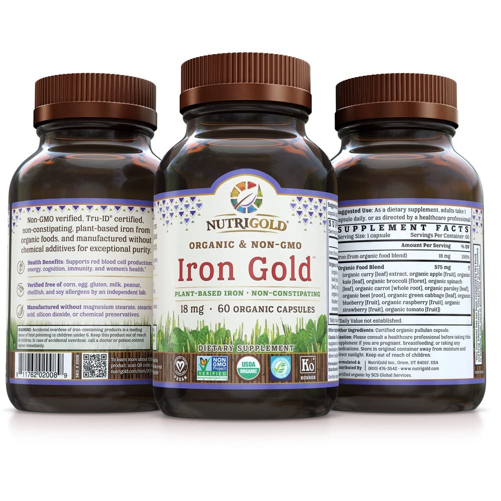Nutrigold iron supplement for optimal wellness