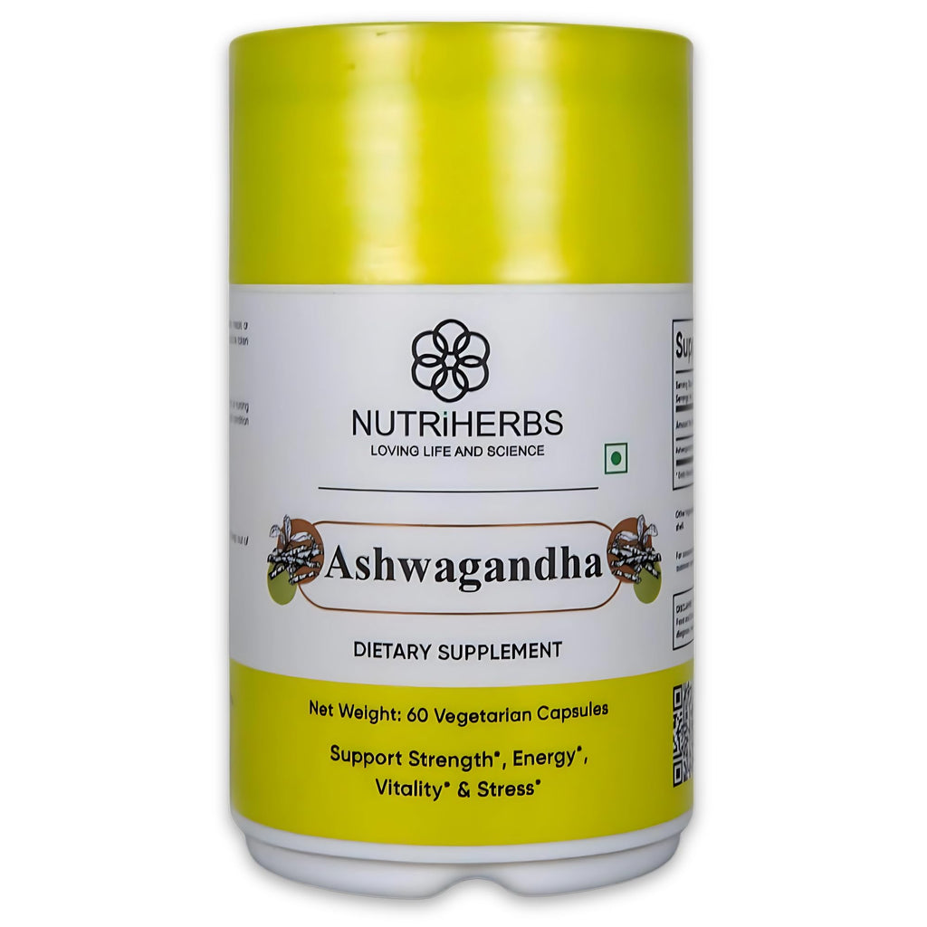 Nutriherbs Ashwagandha root capsules benefits