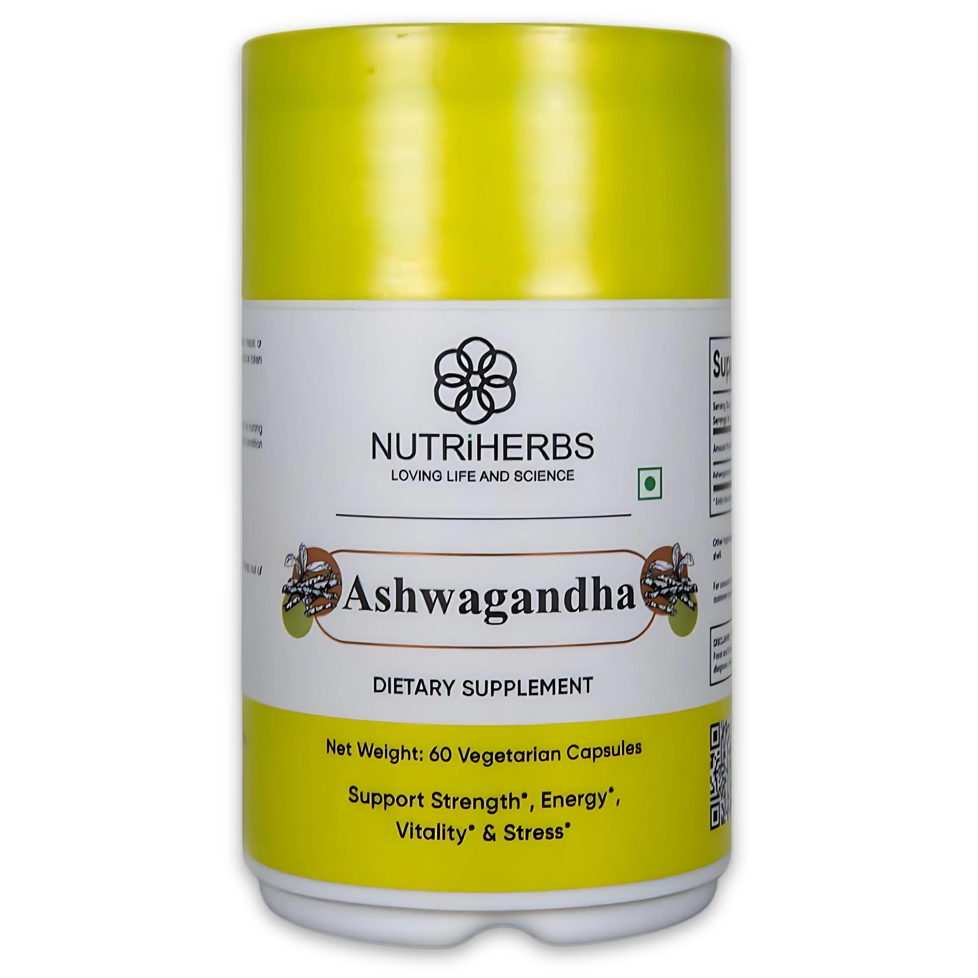 Nutriherbs Ashwagandha root capsules benefits