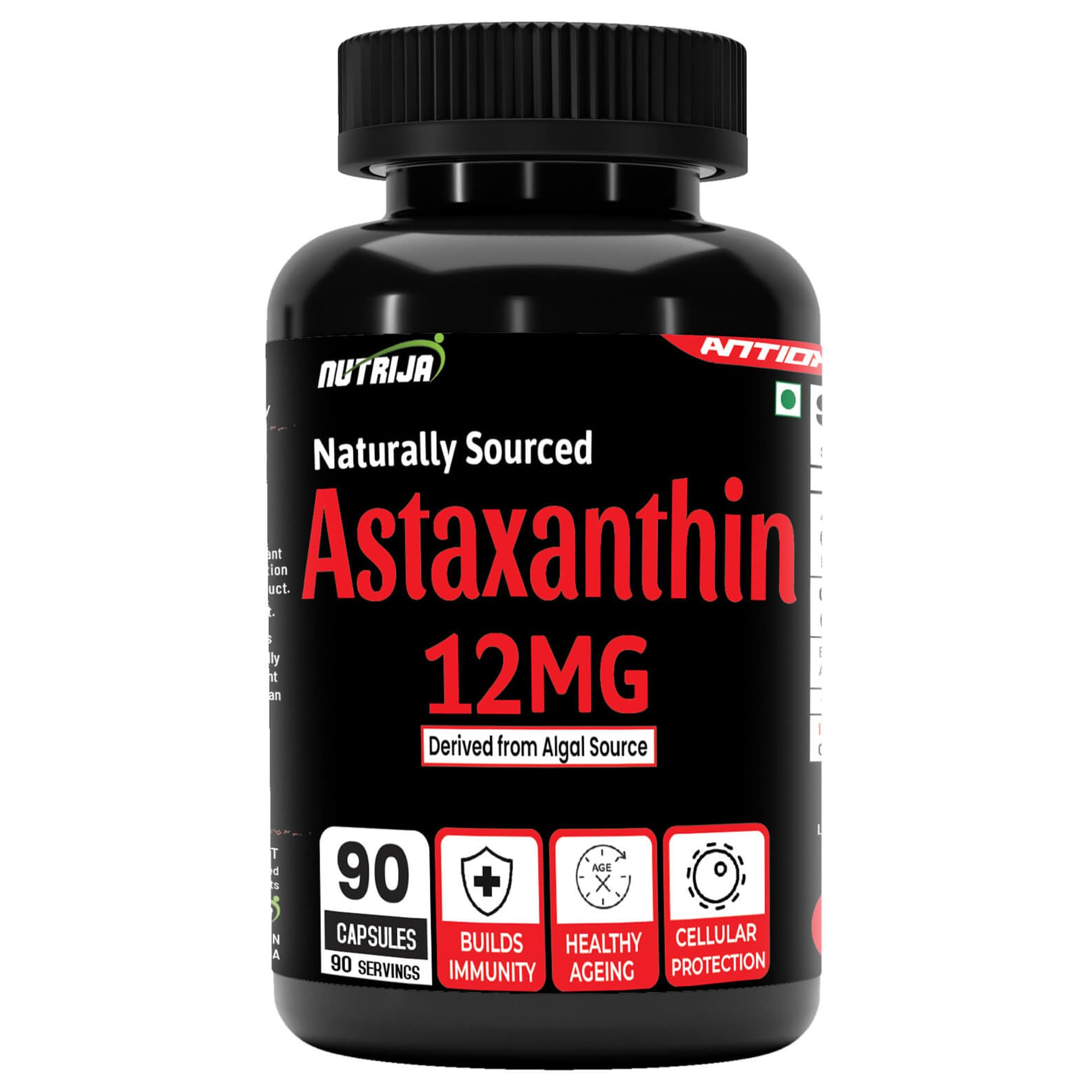 NutriJa Astaxanthin antioxidant capsules