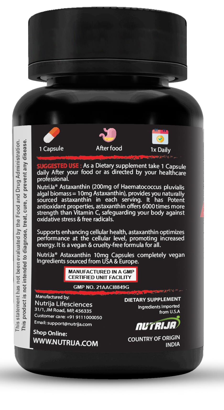 NutriJa blended vitamin benefits