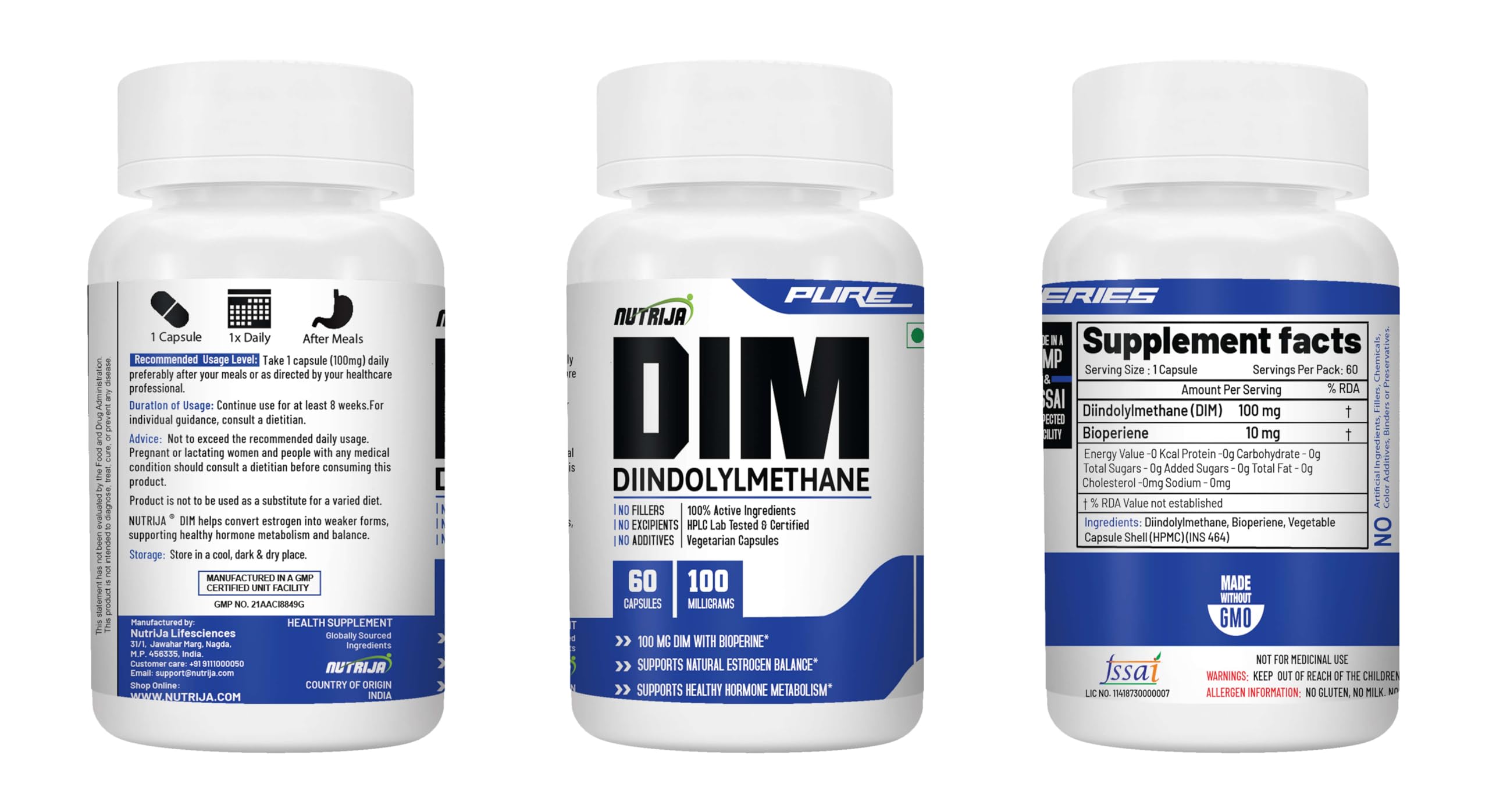 NutriJa DIM for healthy metabolism support