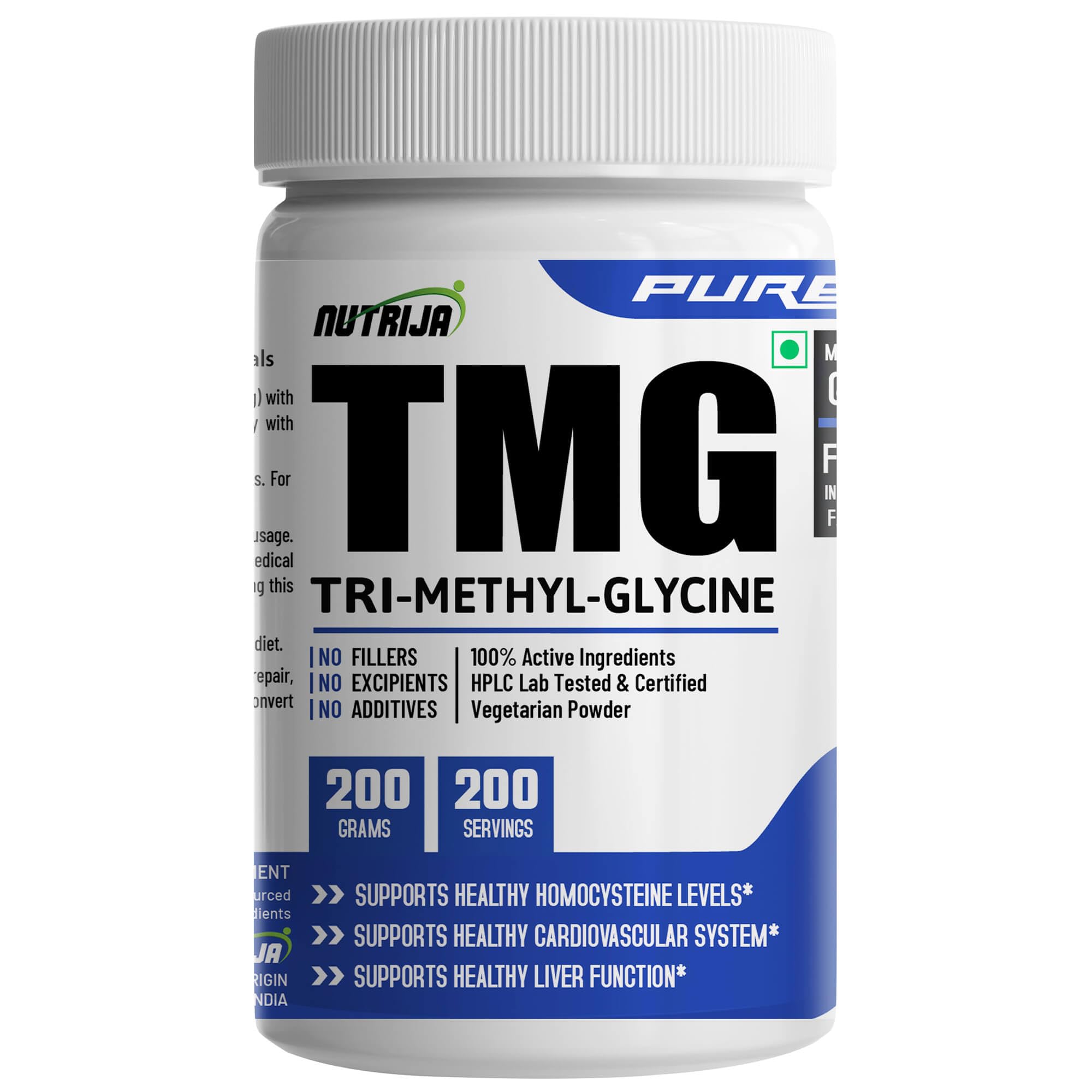 NutriJa Trimethylglycine health benefits