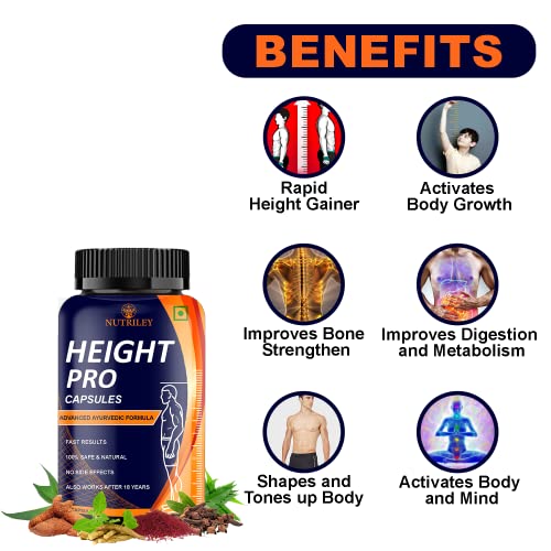 Nutriley height capsules for overall wellness