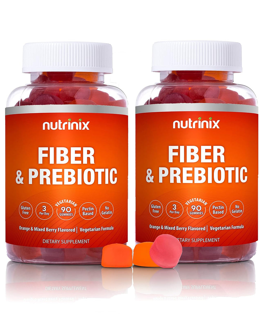 Nutrinix fiber prebiotic gummies for digestion