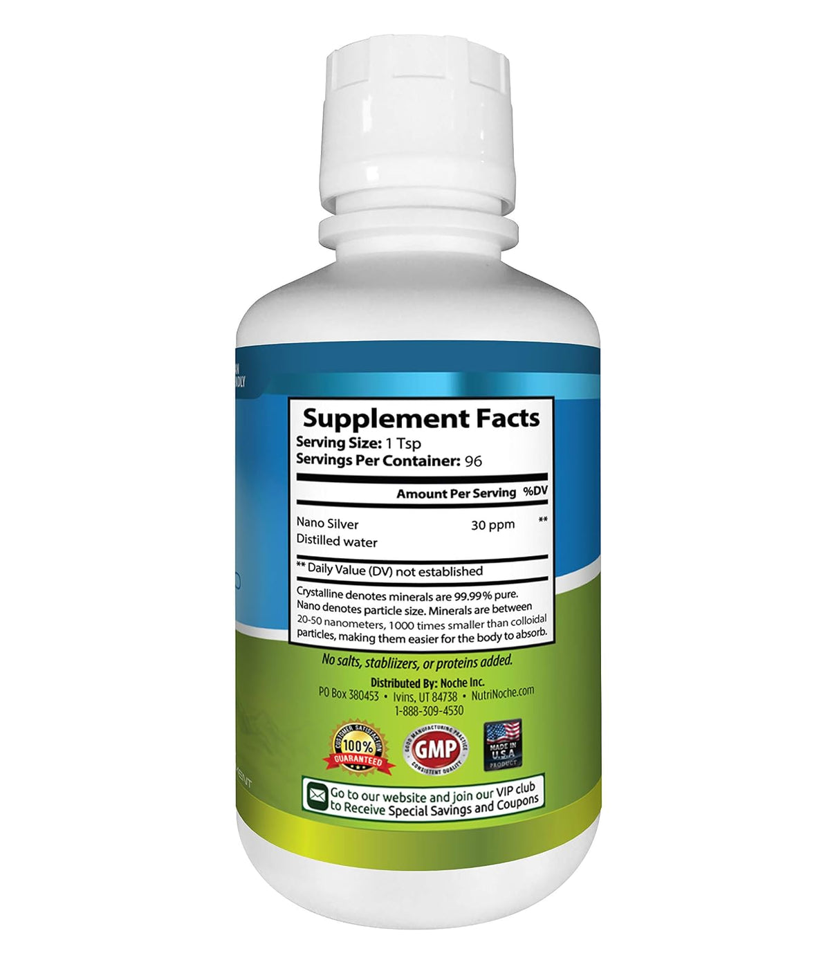 NutriNoche silver for skin health