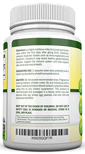 NutriONN colostrum capsules for vitality