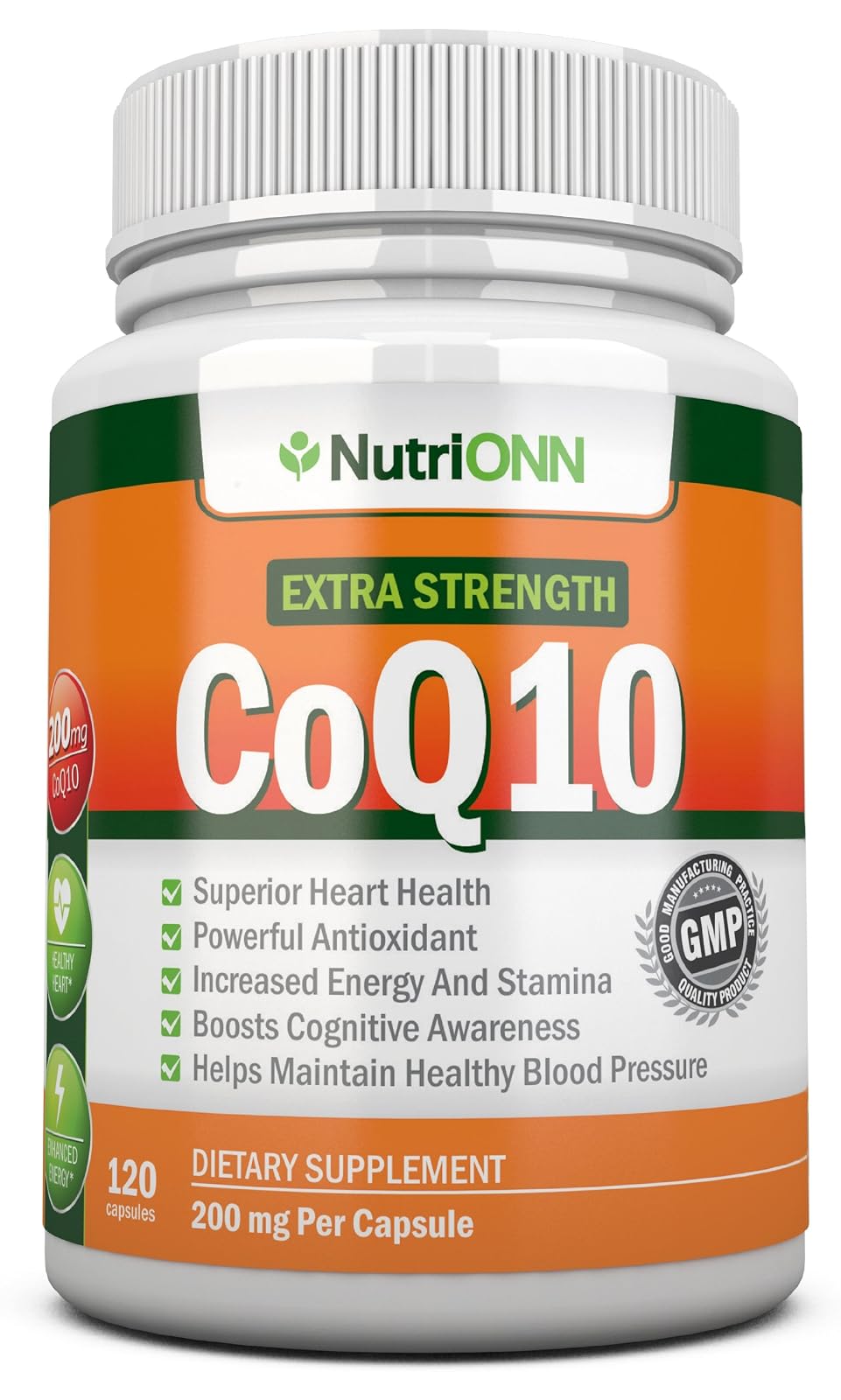 NutriONN CoQ10 200 mg capsules