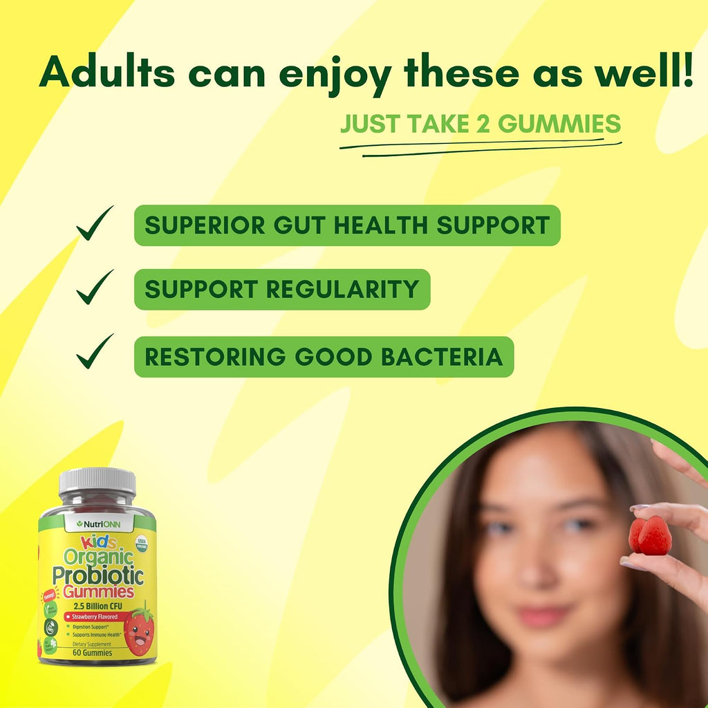 NutriONN gummies with 50 billion CFU
