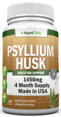 NutriONN psyllium husk capsules for digestion