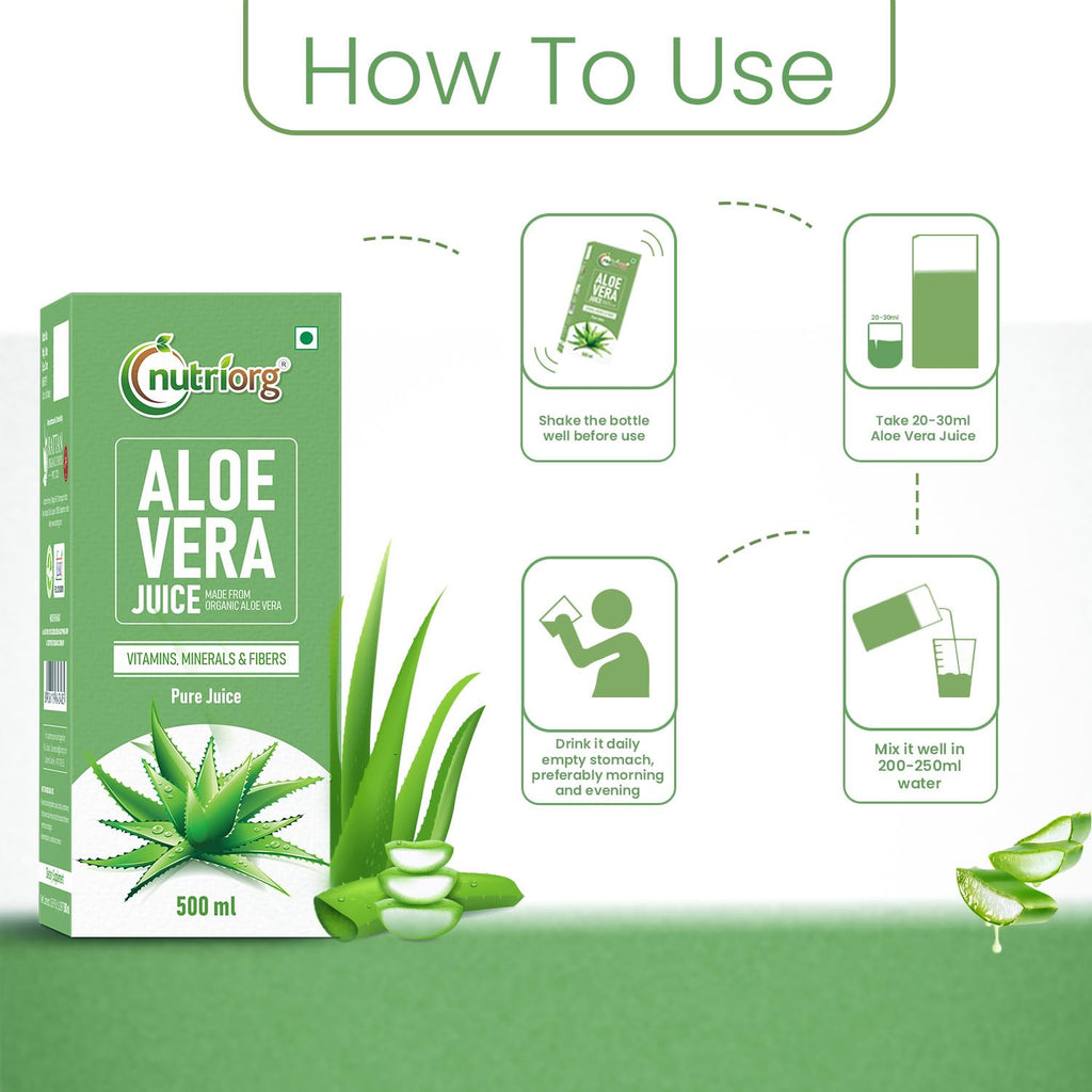 Nutriorg aloe vera for wellness