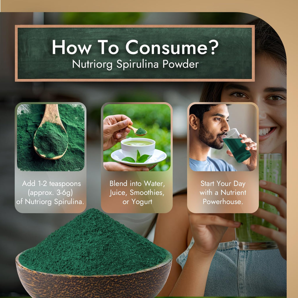 Nutriorg spirulina for healthy aging