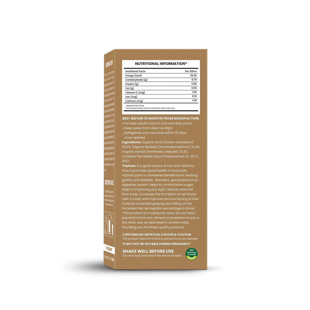 Nutriorg Triphala juice for holistic wellness
