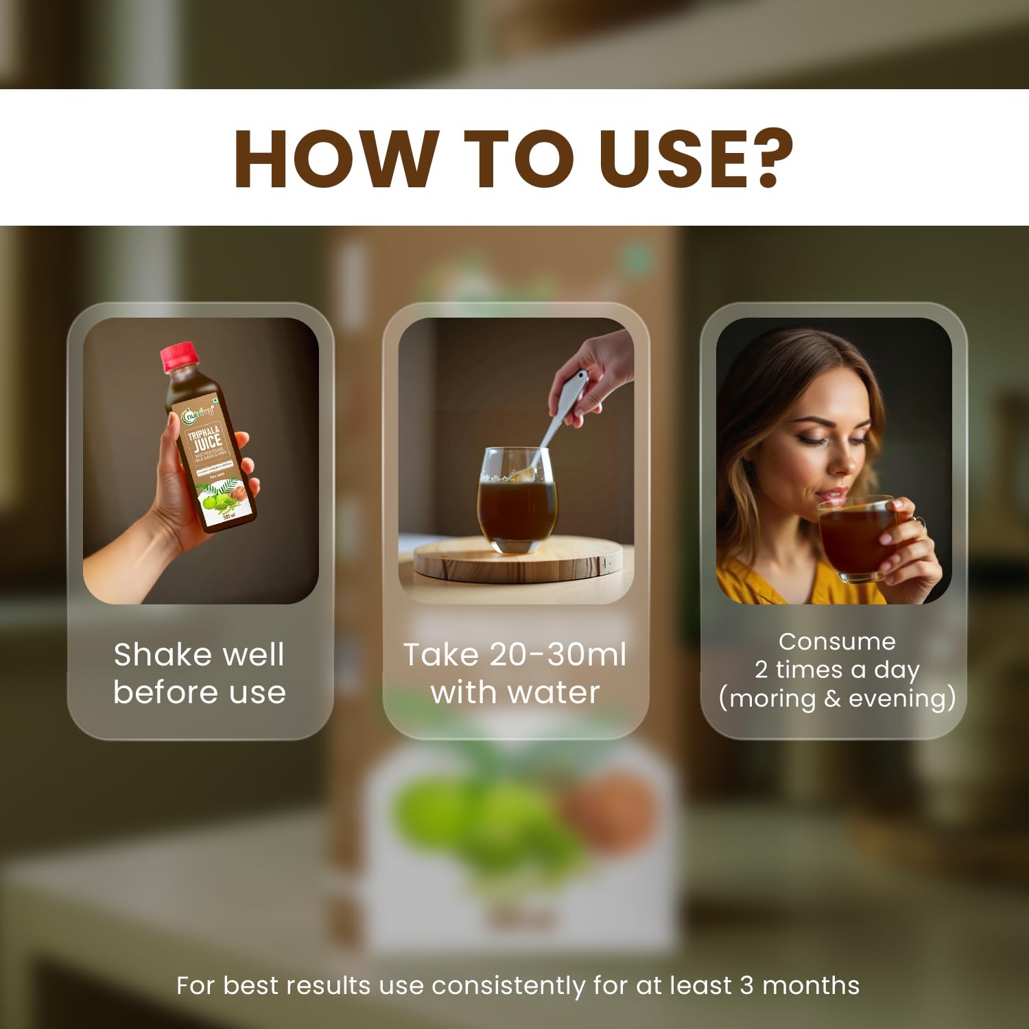 Nutriorg Triphala juice for weight management
