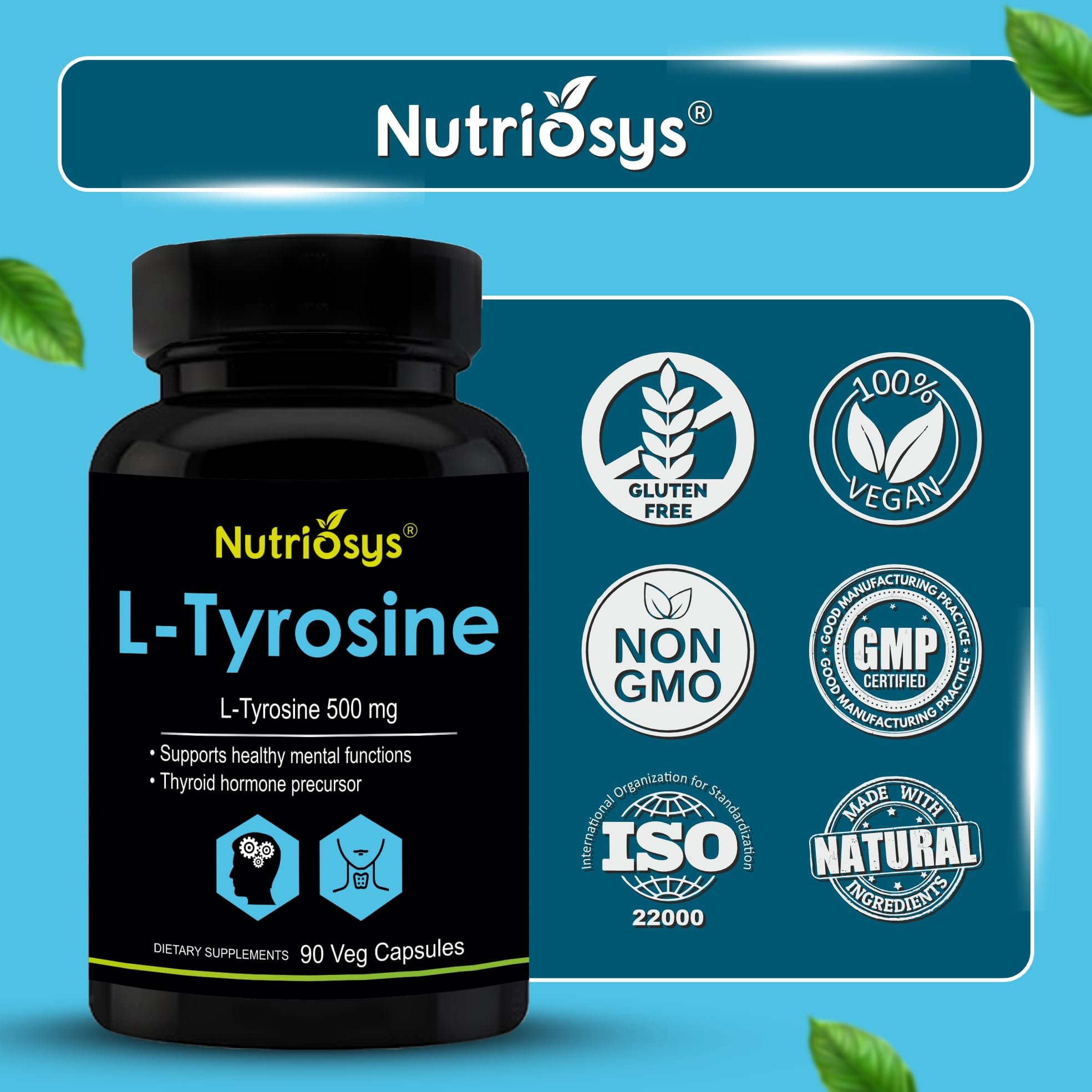 Nutriosys L-Tyrosine for stress relief