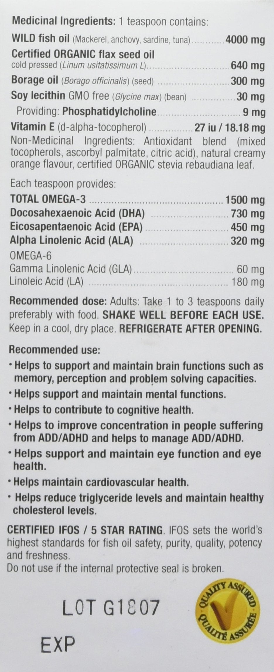 NUTRIPUR Genius nutritional support for adults