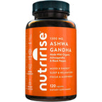 NutriRise ashwagandha capsules for stress relief