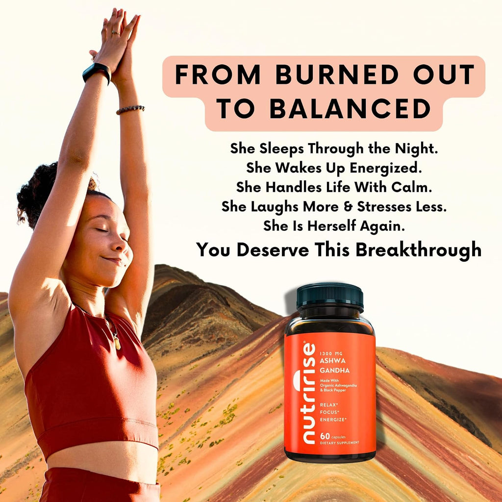 NutriRise ashwagandha for balanced hormones