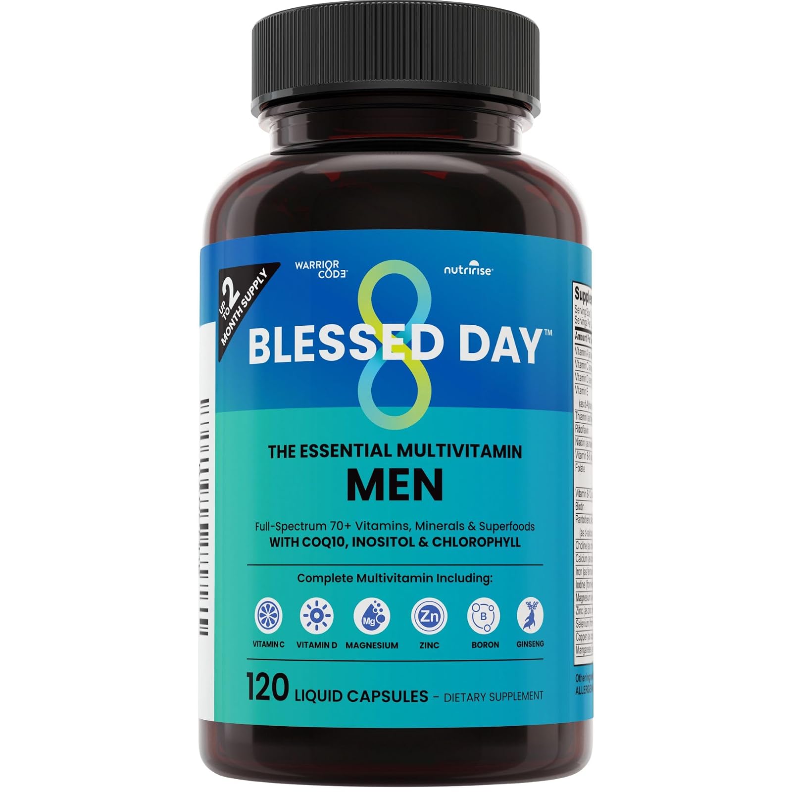 NutriRise men's multivitamin liquid softgels