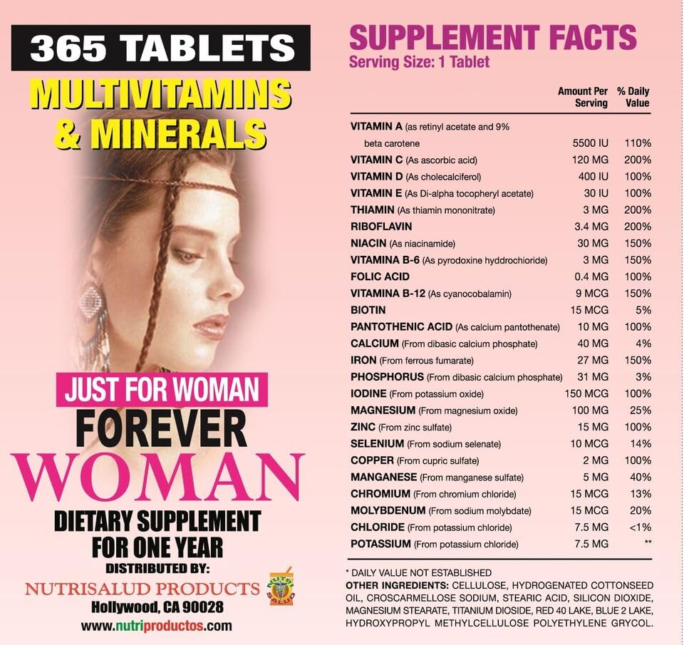 Nutrisalud multivitamins for overall health